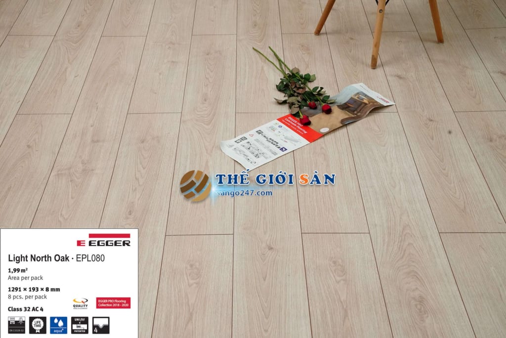 Egger Aqua Pro 8mm - EPL080 - Sàn gỗ 247 Thế Giới Sàn
