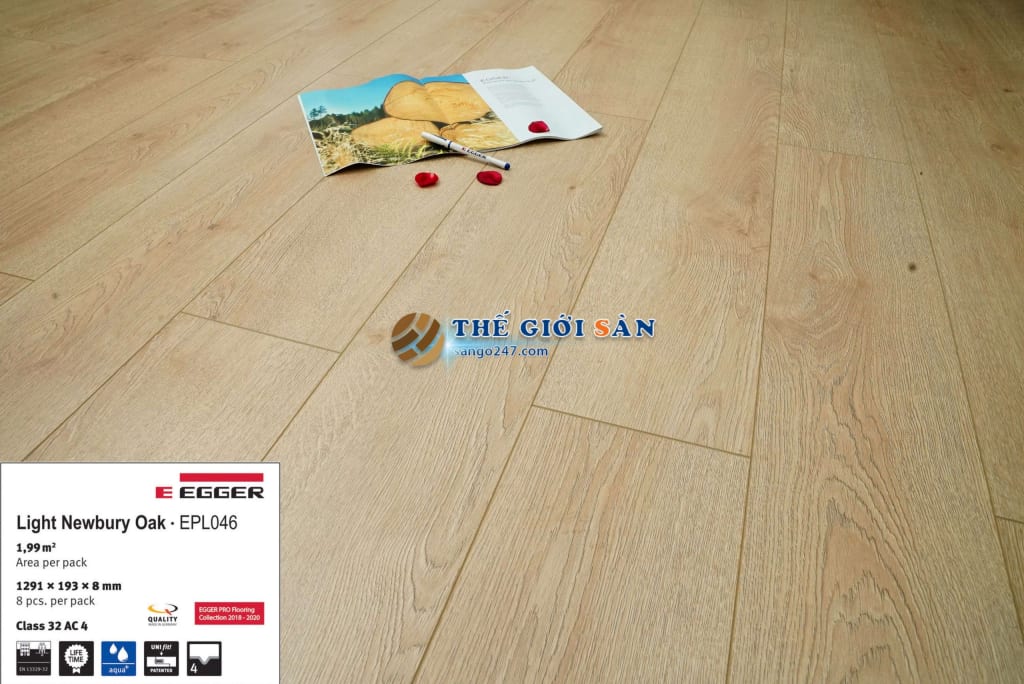 Egger Aqua Pro 8mm - EPL046 - Sàn gỗ 247 Thế Giới Sàn
