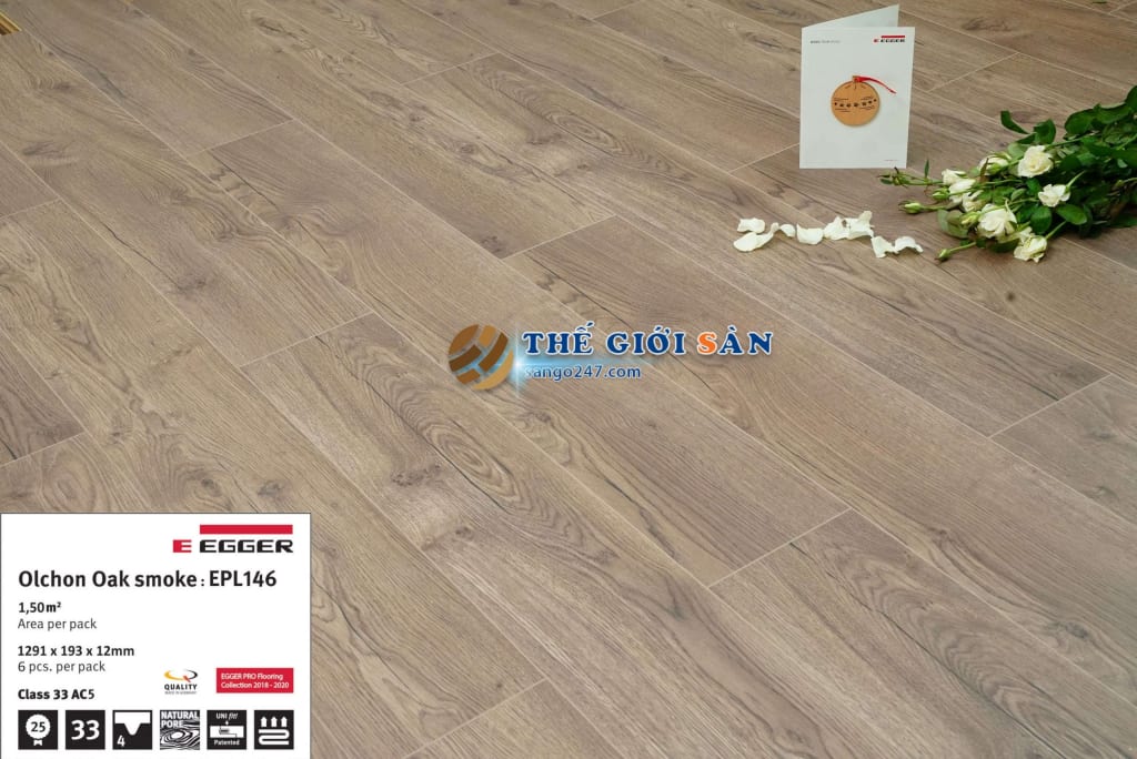 Sàn gỗ Egger 12mm - EPL146 - Sàn gỗ 247 Thế Giới Sàn